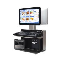 China 15.6 Inch Touch Screen POS System Intel i5 4GB RAM 128GB SSD Dual Screen Cash Register for sale