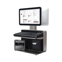 China 15.6 Inch Touch Screen POS System Intel i5 4GB RAM 128GB SSD Dual Screen Cash Register for sale