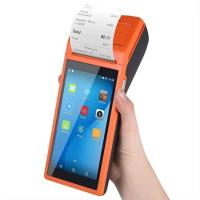 China 5.5 Inch Android 8.1 PDA POS Terminal Monochrome Printer for Restaurant Order Processing for sale