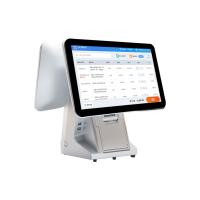 China 15.6 Inch Dual Screen POS System Monitor with 10-Point Touch and Intel N2840 CPU for Retail & Restaurant Use for sale