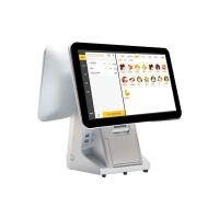 China 15.6 Inch Dual Screen POS System Monitor with 10-Point Touch and Intel N2840 CPU for Retail & Restaurant Use for sale