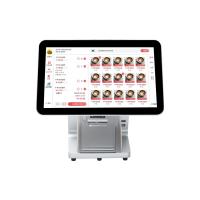 China 15.6 Inch Dual Screen POS System Monitor with 10-Point Touch and Intel N2840 CPU for Retail & Restaurant Use for sale