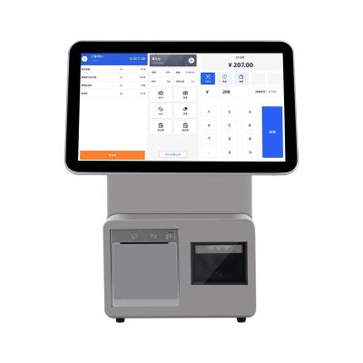 China 15.6 Inch Dual Screen POS Terminal i3 i5 i7 CPU Win10 Android Restaurant POS System with SDK for sale