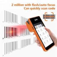China 5.45 Inch Android 11 SoftPOS Handheld POS Terminal with 2GB RAM 32GB ROM NFC WiFi 58mm Printer for sale