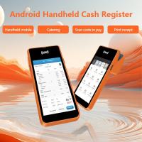 China 5.45 Inch Android 11 SoftPOS Handheld POS Terminal with 2GB RAM 32GB ROM NFC WiFi 58mm Printer for sale