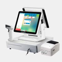 China 15.6 Inch Dual Screen Android POS Machine Intel Celeron J1900 CPU Restaurant Ordering System for sale