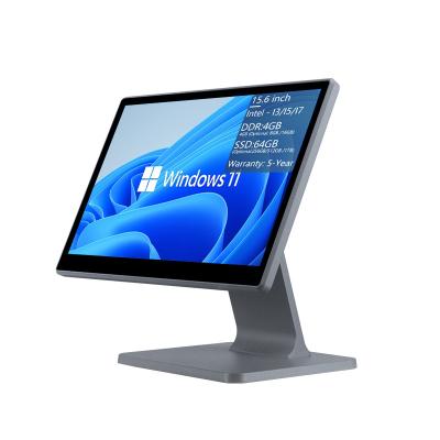 China 15.6 Inch POS Terminal All in One Touch Screen Machine 4GB DDR3 RAM for Restaurant for sale