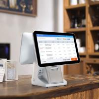 China 15.6-Inch Dual Screen All-in-One POS System with Intel N2840 CPU, 2GB RAM and 32GB Storage for Restaurants for sale