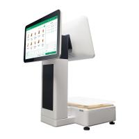 China Supermarket POS System 15.6inch Dual Touch Screen with Built-in Scale Printer Wireless Protocol NFC Interface VGA for sale