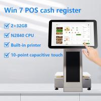 China Supermarket POS System 15.6inch Dual Touch Screen with Built-in Scale Printer Wireless Protocol NFC Interface VGA for sale