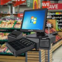 China 15/15.6 Inch Thermal Transfer POS Printer with Customer Display and Custom CPU Options for Shopping Mall Payment Systems for sale