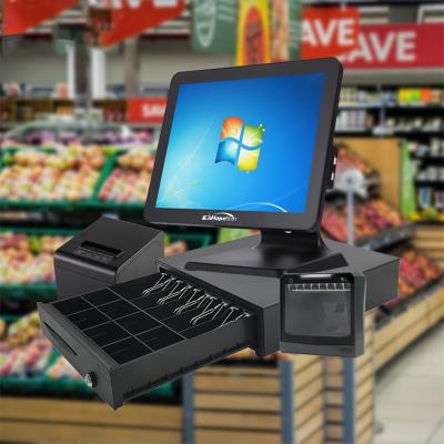 China 15/15.6 Inch Thermal Transfer POS Printer with Customer Display and Custom CPU Options for Shopping Mall Payment Systems for sale