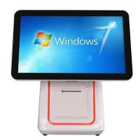 China 15.6inch Dual Screen Android POS Terminal with Built-in Printer and Scanner 4GB RAM 64GB Storage for sale