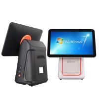 China 15.6 Inch Dual Screen POS System with Built-in Printer and 4GB RAM 64GB Storage for Retail Restaurant for sale