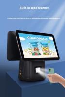 China 15.6 Inch Dual Screen POS System with Built-in Printer and 4GB RAM 64GB Storage for Retail Restaurant for sale