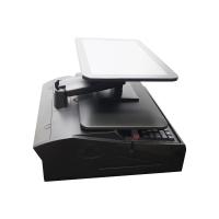 China 15.6 Inch Dual Screen POS Terminal N2840 CPU 2GB RAM 32GB with 58mm Printer Keyboard for sale