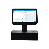 China 15.6 Inch Dual Screen POS Terminal N2840 CPU 2GB RAM 32GB with 58mm Printer Keyboard for sale