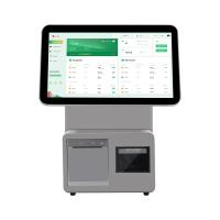 China 15.6 Inch Dual Screen POS System Intel i3 4GB RAM 64GB Retail Supermarket Terminal for sale