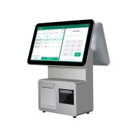China 15.6 Inch Dual Screen POS System Intel i3 4GB RAM 64GB Retail Supermarket Terminal for sale