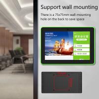 China 8 Inch Wall Mounted Android Tablet PC with POE NFC 4 Side LED Lights for Smart Home Meeting Room Booking for sale