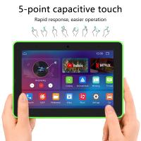 China 8 Inch Wall Mounted Android Tablet PC with POE NFC 4 Side LED Lights for Smart Home Meeting Room Booking for sale