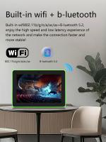 China 8 Inch Wall Mounted Android Tablet PC with POE NFC 4 Side LED Lights for Smart Home Meeting Room Booking for sale