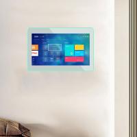 China 8 Inch Wall Mounted Android Tablet PC with POE NFC 4 Side LED Lights for Smart Home Meeting Room Booking for sale
