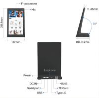 China 8 inch L Type Android Self Service Kiosk Tablet PC Capacitive Touch Screen PoE WiFi NFC for Restaurant Ordering for sale
