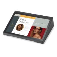 China 10.1 inch Horizontal Desktop Android Tablet PC with RJ45 PoE NFC for Restaurant Self Ordering Kiosk for sale