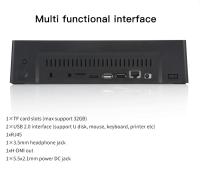 China 10.1 inch Horizontal Desktop Android Tablet PC with RJ45 PoE NFC for Restaurant Self Ordering Kiosk for sale