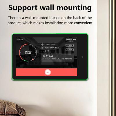 China 10.1 Inch Wall Mount Android Tablet RK3566 Quad Core PoE Powered for Meeting Room Booking System for sale