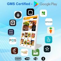 China 15.6 Inch NFC Android Tablet Rockchip Quad Core L-Shaped Restaurant Ordering POS for sale