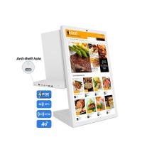 China 13.3 Inch RK3568 L Shape Desktop Android Tablet PC with POE for Business Kiosk Restaurant Ordering for sale