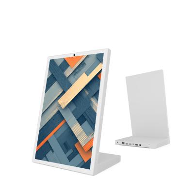 China 13.3 Inch RK3568 L Shape Desktop Android Tablet PC with POE for Business Kiosk Restaurant Ordering for sale