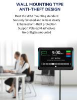 China 15.6 Inch Wall Mount Android Tablet PC RK3566 Quad Core POE LED Light for Conference Room Booking for sale