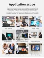 China wall mount 32inch digital signage advertising display android tablet pc POE NFC wifi function for sale