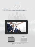 China wall mount 32inch digital signage advertising display android tablet pc POE NFC wifi function for sale