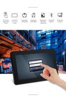 China wall mount 32inch digital signage advertising display android tablet pc POE NFC wifi function for sale