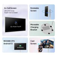China 24 Inch Wall Mount Digital Menu Board RK3566 Android Platform for Restaurants Cafes for sale