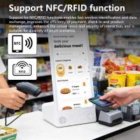China 15.6 inch L Type Desktop Android 15 Tablet PC 1920x1080 Capacitive Touch Screen 10000mAh Octa Core WiFi NFC for Restaurant Ordering for sale