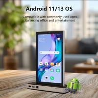 China 10.1 inch Dual Display Desktop Android All in One Touch Screen Tablet PC with 4G WiFi POE for Restaurant Kiosk for sale