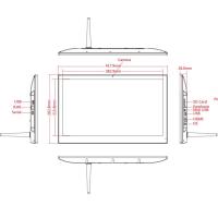 China 17.3 Inch RK3399 Wall Mounted Android Tablet POE Full HD Touchscreen 1920x1080 for sale