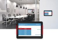 China IPS Android 8.1 Conference Room Tablet with POE LED Light Bar - 10.1
