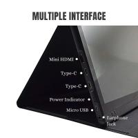 China 15.6 Inch FHD 1080P IPS Portable Touch Screen Monitor with 1920x1080 Resolution and 350cd/m² Brightness for sale