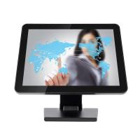 China 15 Inch 1024×768 POS Touch Screen Monitor with 0.297mm Dot Pitch and 10-Point Capacitive Touch for sale