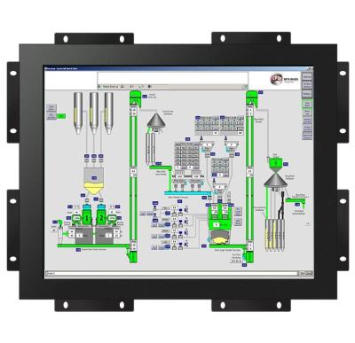 China 12 Inch Open Frame Touch Screen Monitor with 350cd/m² or 1000cd/m² Brightness Options, 1024×768 Resolution for sale