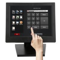 China 10.4 Inch 300cd/m2 LCD Touch Screen Monitor USB RS232 1024x768 VGA for sale