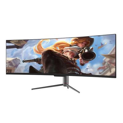 China 49 Inch 144Hz Curved Gaming Monitor 3840x1080 Frameless Desktop Display for sale