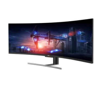 China OEM 49 Inch 5K DQHD Curved Gaming Monitor 144Hz 1000R QLED FreeSync for sale