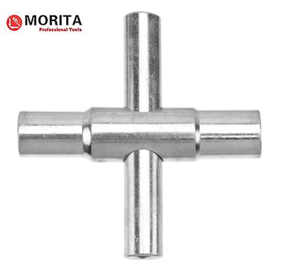 China 4 Way Sillcock Key Stainless Steel 4 Wrench Sizes 1/4 9/32 5/16 11/32 Inch Plumbing Tool for sale
